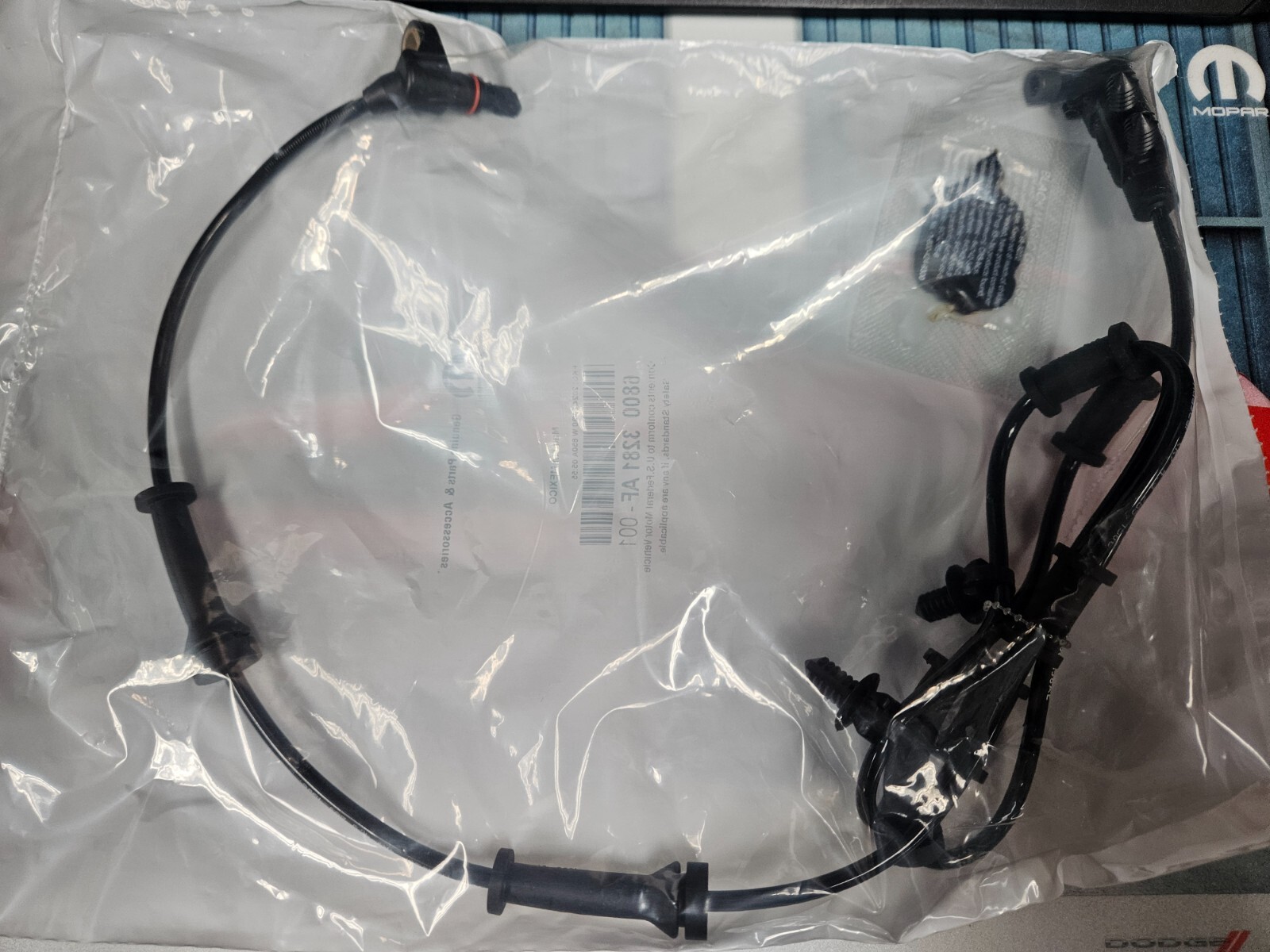 Genuine OEM Mopar Wheel Speed Sensor Kit 68003281AF 07 - 18 JK Jeep ...