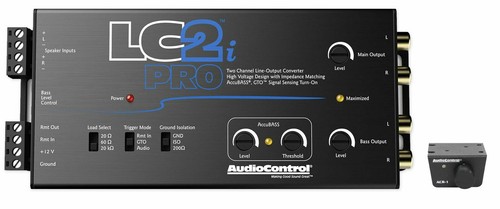 AudioControl LC2i PRO Two Channel Converter with ACR-1 Bass Remote ...