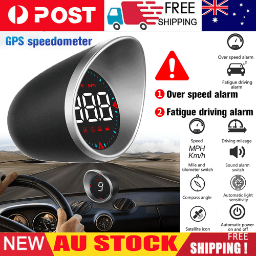 G5 GPS Speedo HUD Universal Car Heads Up Display Speed Warning Alarm ...