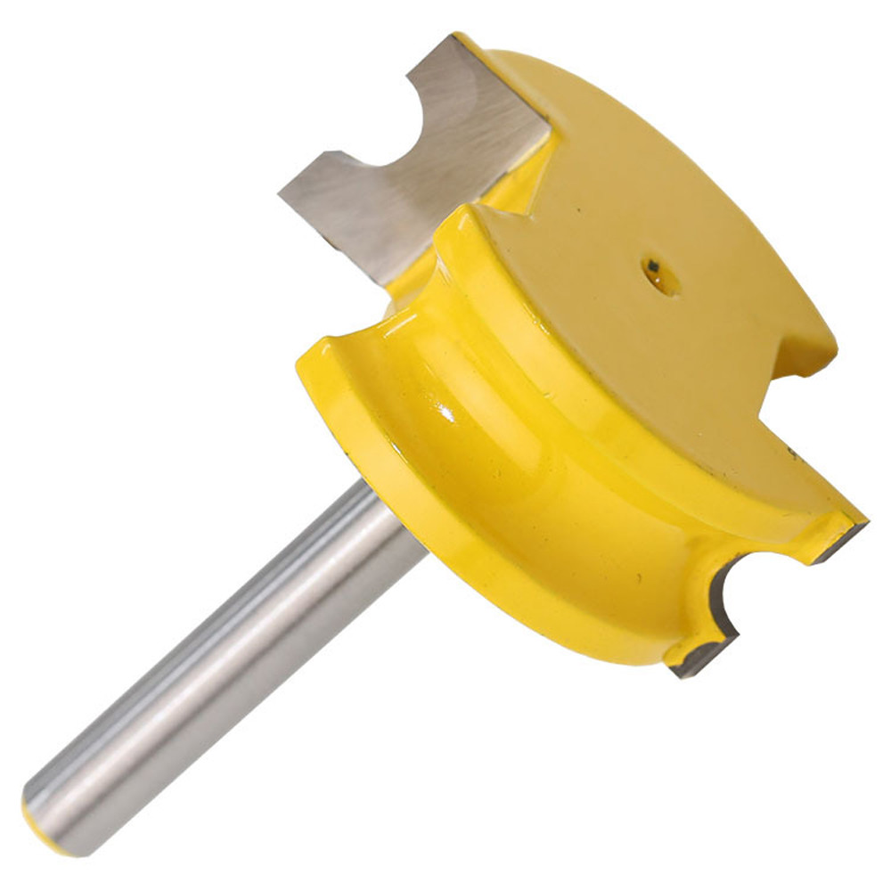 2pcs 1/4" Shank Canoe Joint Flute & Bead Router Bits Woodworking Cutter ...