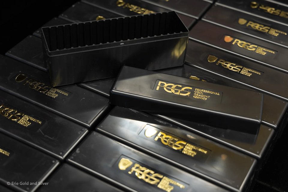 Black PCGS Storage Holder Box "Used" Holds 20 PCGS Slabed Coins | Slab ...