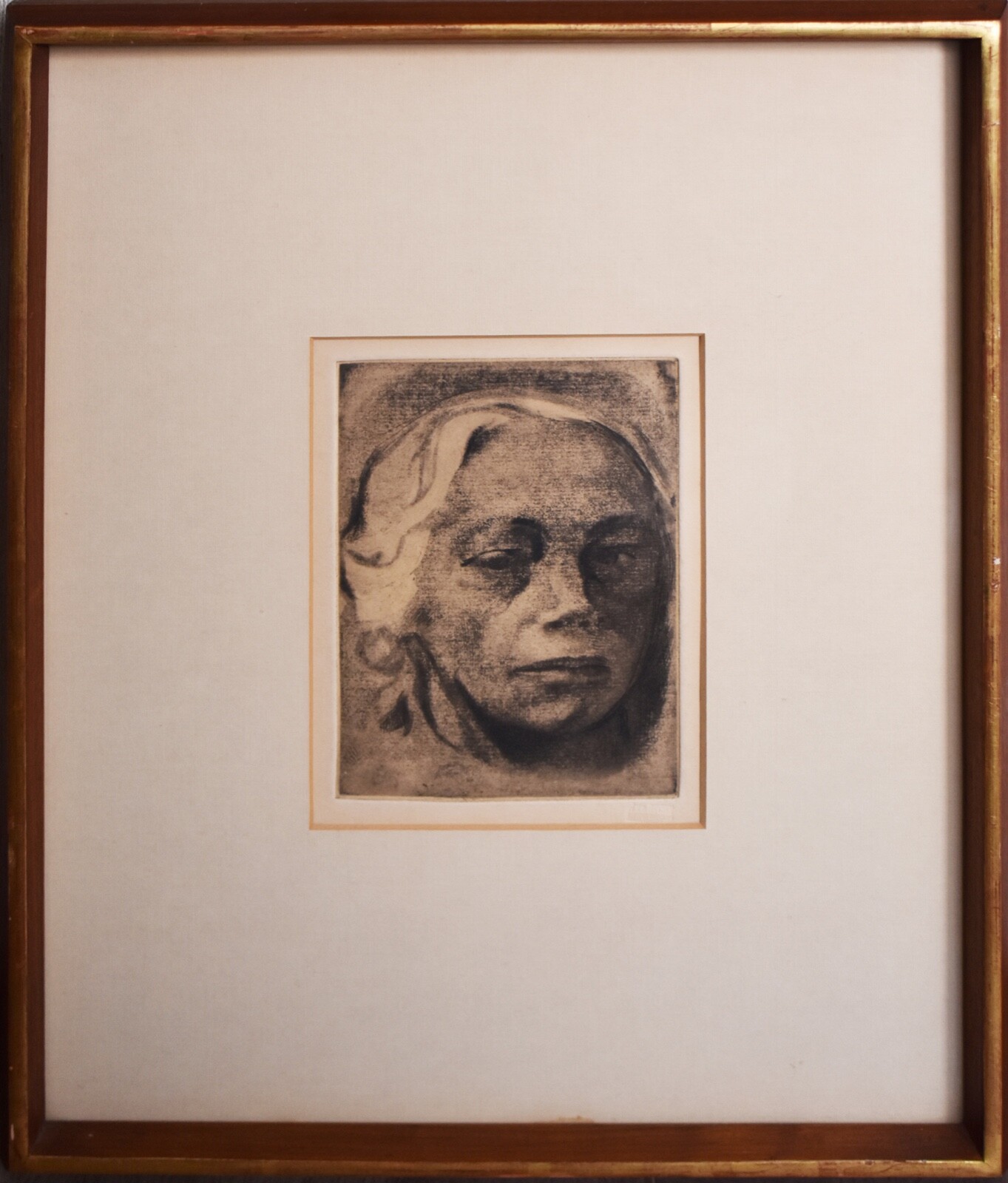 KATHE KOLLWITZ-German Expressionist-LIM.ED Etching-Munich Stamp-Self ...