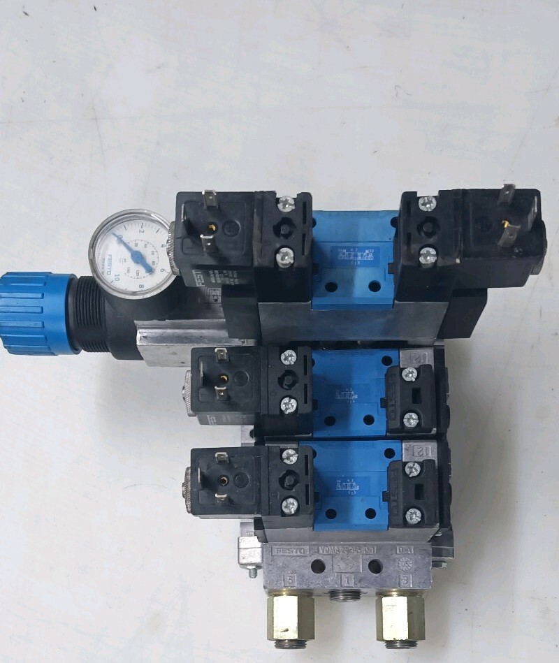 FESTO (VDMA 24 345-D-1) 3-Station Pneumatic Valve Bank Assembly. | eBay