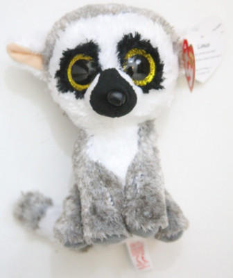Ty Beanie Boos LINUS the Lemur 6" NEW Plush Stuffed Animal Toy Stocking ...