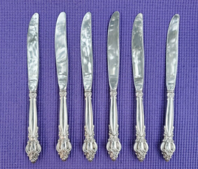 6-International Silver Lyon Frontenac Stainless DINNER KNIVES 9 1/4" | eBay
