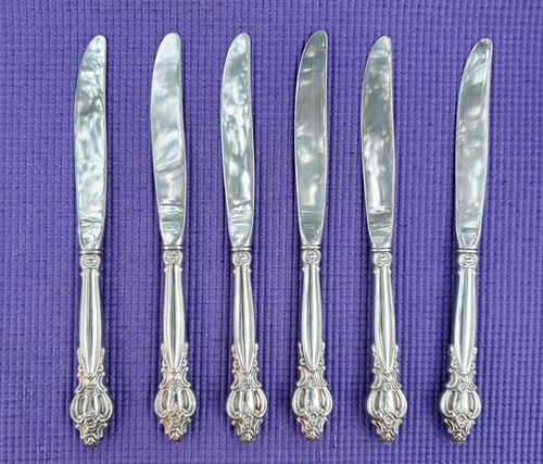 6-International Silver Lyon Frontenac Stainless DINNER KNIVES 9 1/4" | eBay