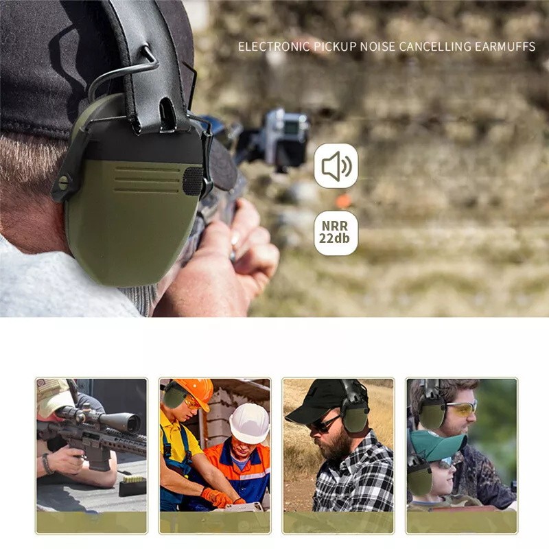 Walkers Electronic Ear muff Shooting Ear Protection Hearing Muff Slim ...