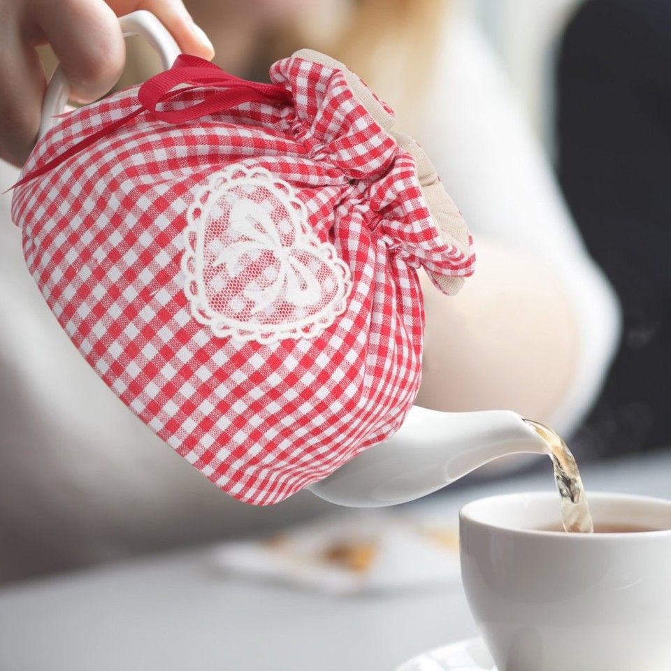 Insulated Teapot Set Handle Cover Warmer Sleeve Anti-scald Cotton ...