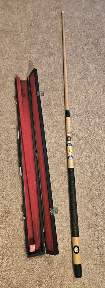 VTG Joe Camel Pool Cue Stick Pool & Case Pool Ball Pattern (19oz ...
