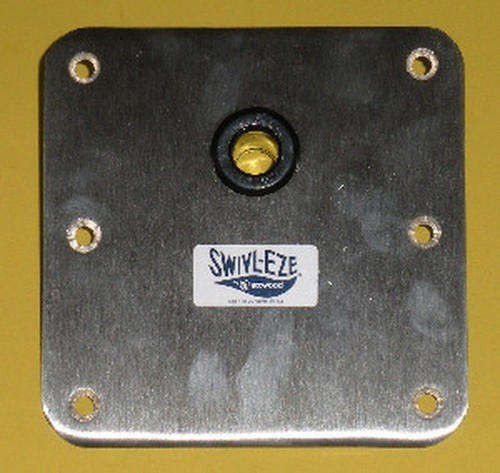 Swivl-Eze 67739SC Stainless Steel Pedestal Seat Base Plate 7x7 For 3/4 ...