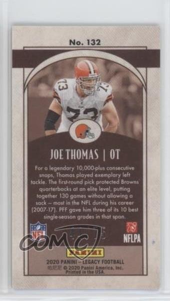 2020 Panini Legacy Legends Premium Edition Mini Ruby /75 Joe Thomas #132 HOF | eBay