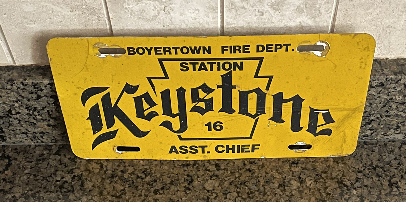 Keystone Fire Co. Asst. Chief Station 16 Boyertown, PA Fire Truck ...