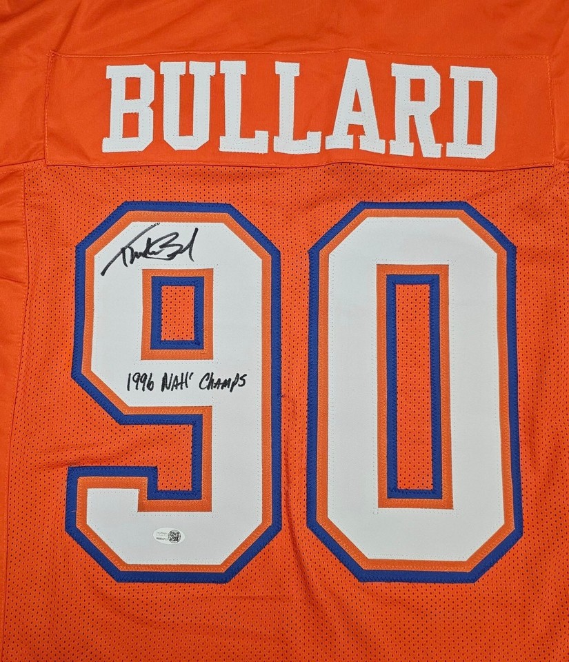 TITUS O'NEIL SIGNED JERSEY FLORIDA GATORS THADDEUS BULLARD WWE ...