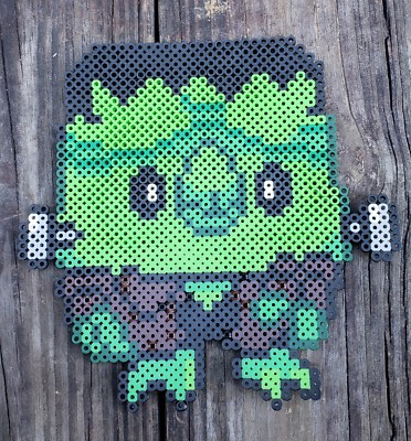 Frankenrowlet Rowlet Pokémon Pixel Art Perler Bead Art | eBay