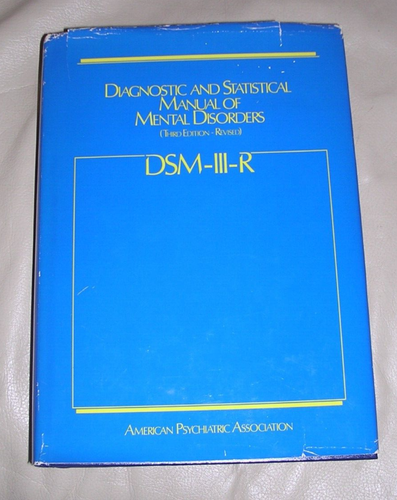 Diagnostic Statistical Manual DSM iii-R Psychiatric Mental Health HCDJ ...