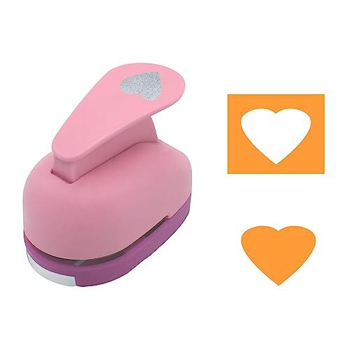 1 Inch Heart Paper Punch Heart Punch Heart Hole Punch 25mm Heart-Shaped ...
