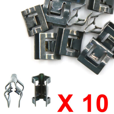 10pcs Black Car Auto Interior Console Dash Dashboard Trim Metal ...