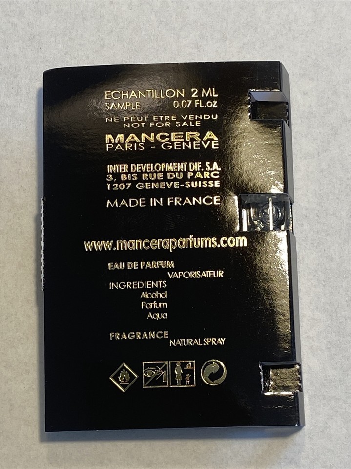 Mancera ROSES GREEDY EDP 2 ml Official Carded Sample | eBay