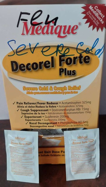 Medique 42533 Decorel Forte Non Drowsy 100 Tablets in USA for sale ...
