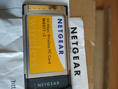Netgear Wireless PC Card WG511 Laptop Notebook Adapter | eBay