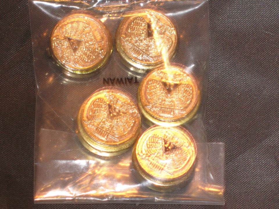 Masonic Button Covers Tuxedo Square Compass Past Master York Rites ...