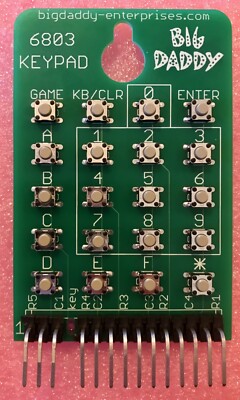 Brand new Big Daddy Keypad for Bally 6803 pinball machines, free US ...