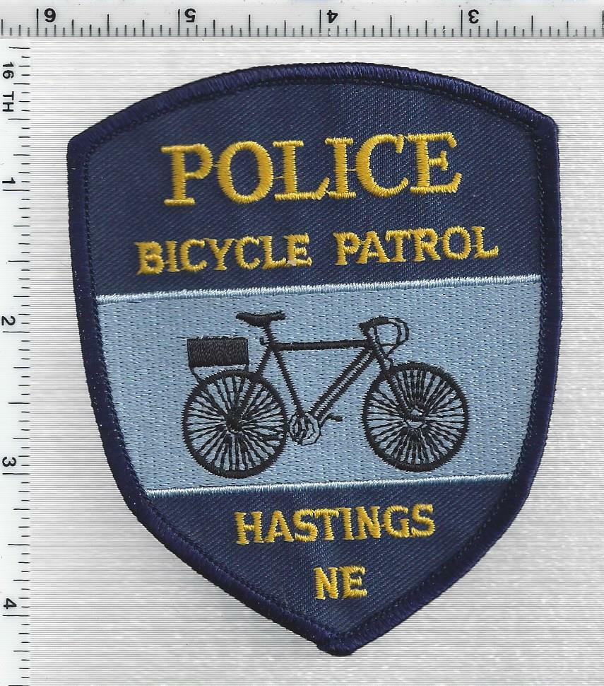 Hastings Police Bicycle Patrol (Nebraska) 1st Issue Shoulder Patch | eBay