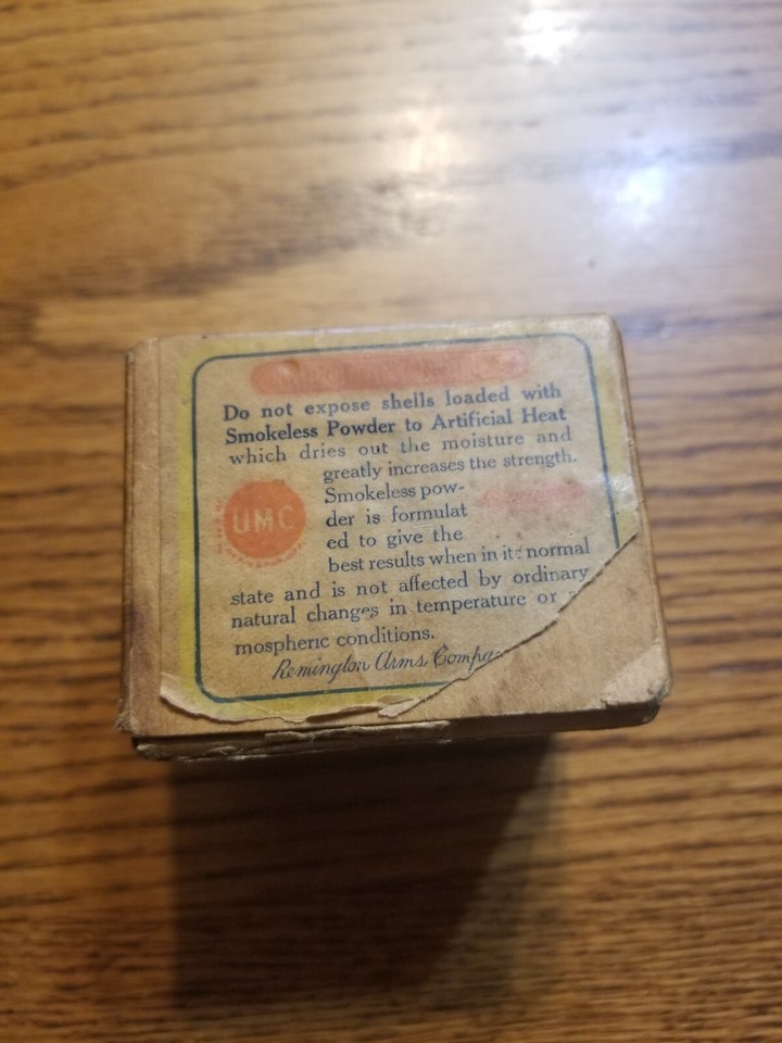 Remington 410 shotgun slug Empty box. 2 Piece. 36 Gauge. 2" Shotgun ...