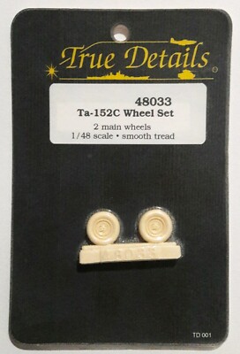 True Details #48033 1/48 Scale, Ta-152C Wheel Set (2 main wheels ...