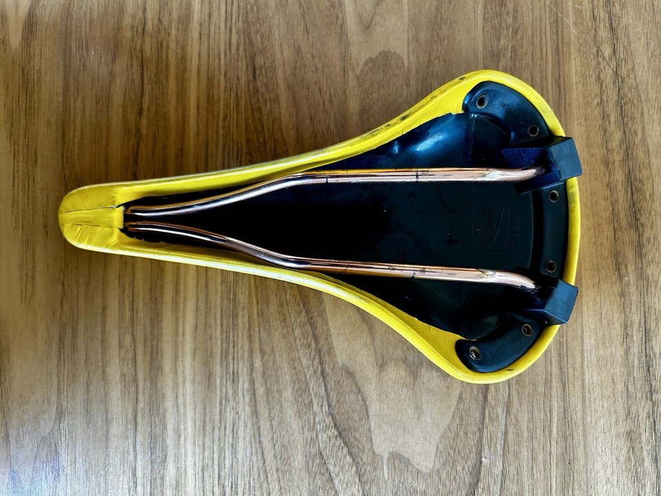 Rare Vintage Yellow Regal Girardi Saddle | eBay