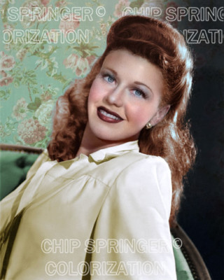 GINGER ROGERS wearing a Great Smile #4 | Sexy 8x10 COLOR PHOTO by CHIP ...