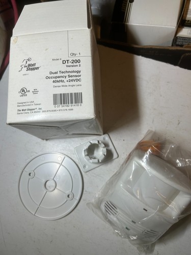 Wattstopper DT-200 24 VDC 43 mA 2000 Sf Dual Technology Ceiling/Wall ...