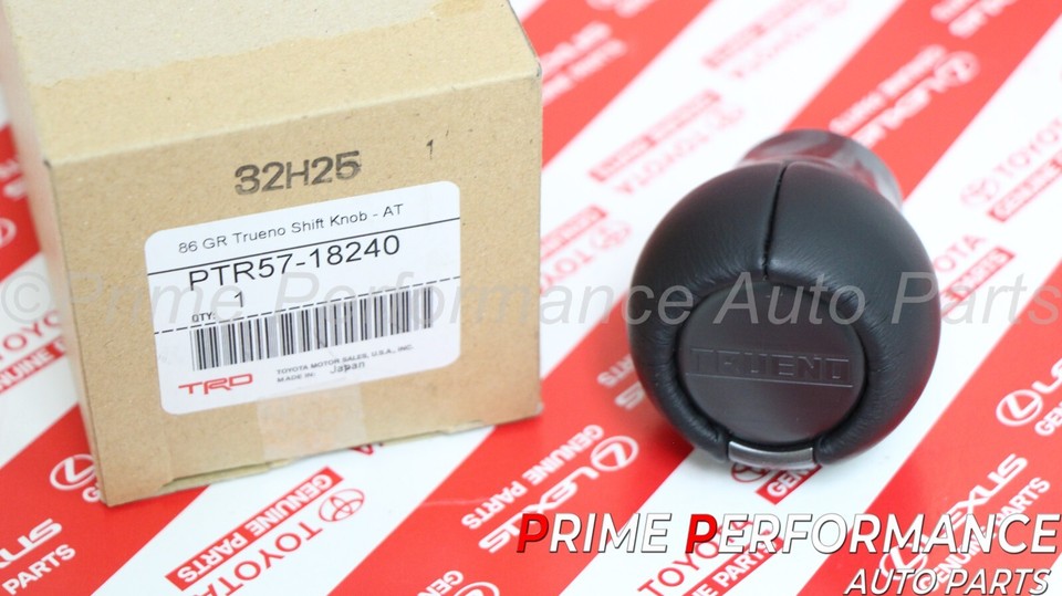 Toyota 2022-2026 GR86 TRUENO EDITION Black Leather Automatic Shift knob ...