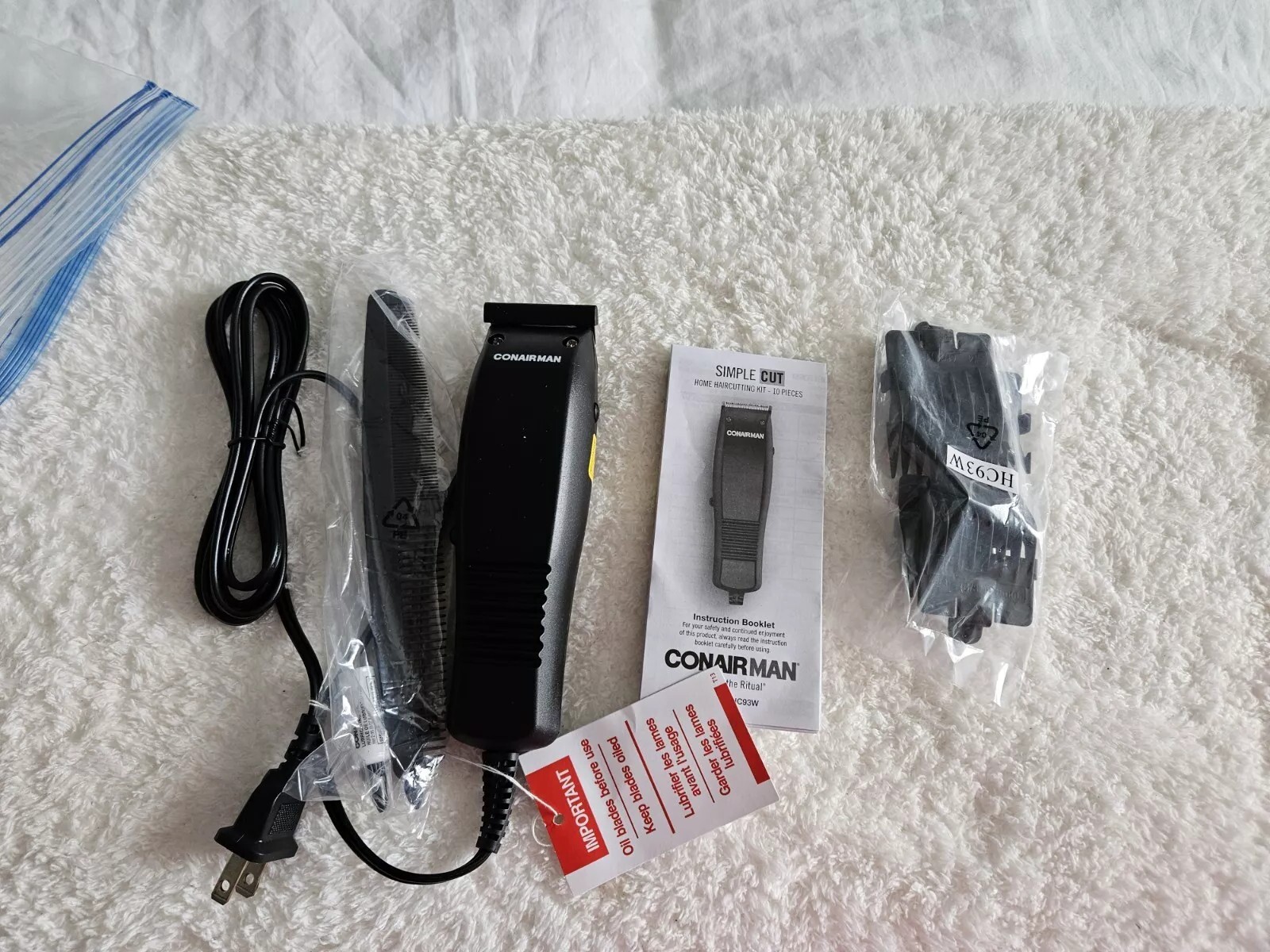 Conair HC99FD Basic Cut Home Cutting Kit - 10 Piece for sale online | eBay