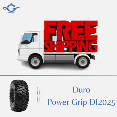 2x 25x8R12 6PR Duro Power Grip DI2025 TL *PREMIUM ATV/QUAD BY DURO TYRE ...