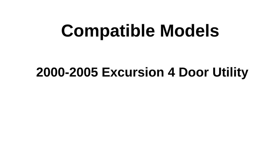 Fits 2000-2005 Ford Excursion Back Window Rear Tailgate Glass Heated | eBay