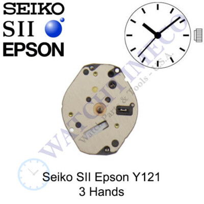 Genuine Seiko SII Epson Y121 Watch Movement Japan (Multiple Variations ...