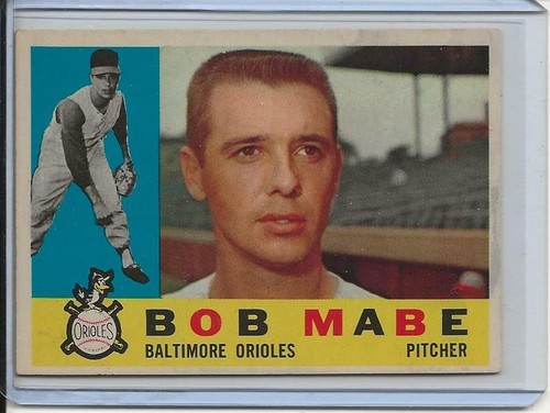 1960 Topps - Bob Mabe #288 for sale online | eBay
