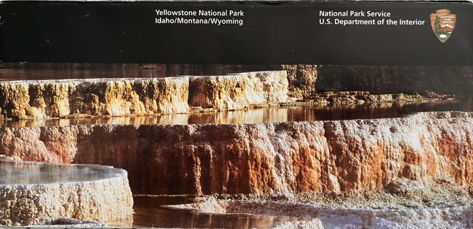 2007 YELLOWSTONE NP - ID/MT/WY NATIONAL PARK SERVICE UNIGRID BROCHURE ...