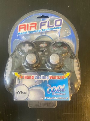 Nyko Air Flo Black Gray PS2 Controller Brand New Airflo Hand Cooling ...
