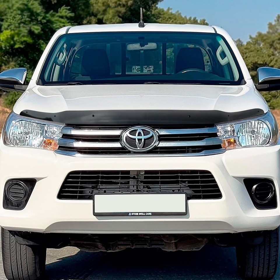 BONNET GUARD PROTECTOR HOOD WIND DEFLECTOR FOR TOYOTA HILUX REVO 2015 ...