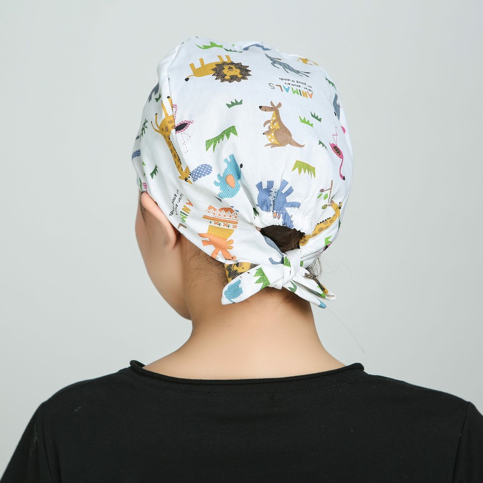 Clinic Medical Hat Doctor Surgical Print Women and Man Working Cap ...