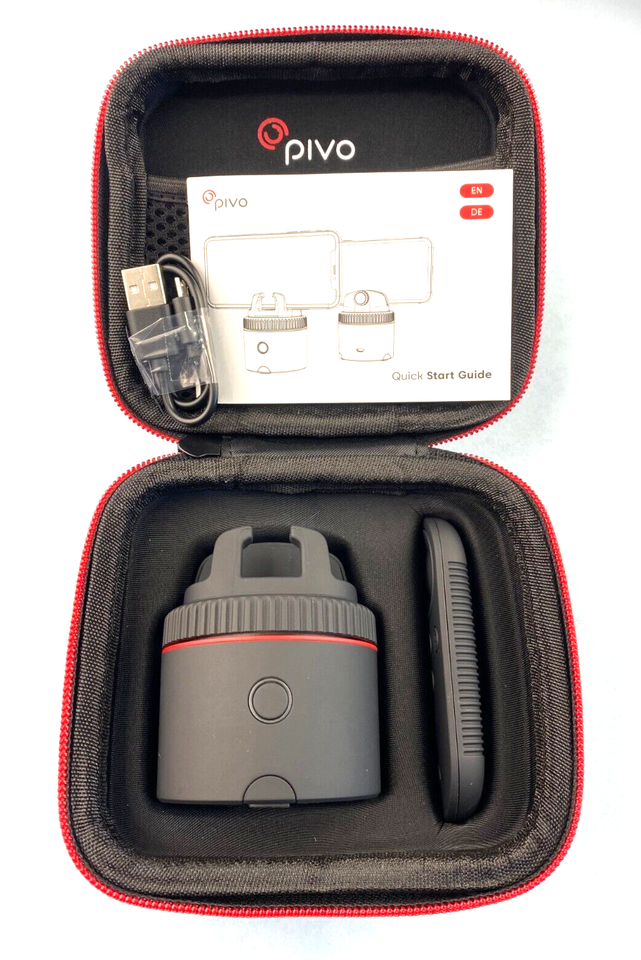 Pivo Pod Red with Remote and Travel Case - Fast Auto Tracking Phone Red ...