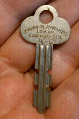 Vintage Old Antique FRAIM SLAYMAKER HDW Lancaster Flat Corrugated Steel ...