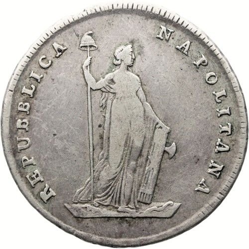 1798 6 Carlini Neapolitan Republic Coin Italy Silver (MO3712-) | eBay