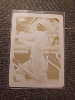 2021 Topps Update Chrome Michael Taylor Yellow Printing Plate 1/1 # ...