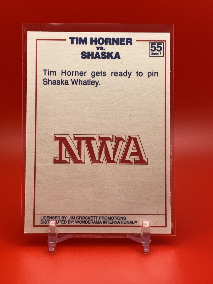 1988 Wonderama NWA Tim Horner Shaska Whatley vs #55 | eBay