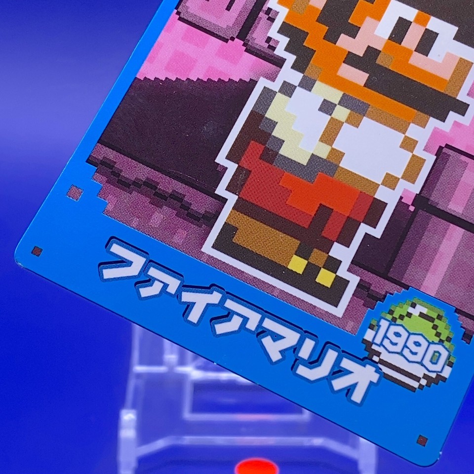 Fire Mario Super Mario Brothers Card Top 1990 Nintendo Japan F/S #1 | eBay