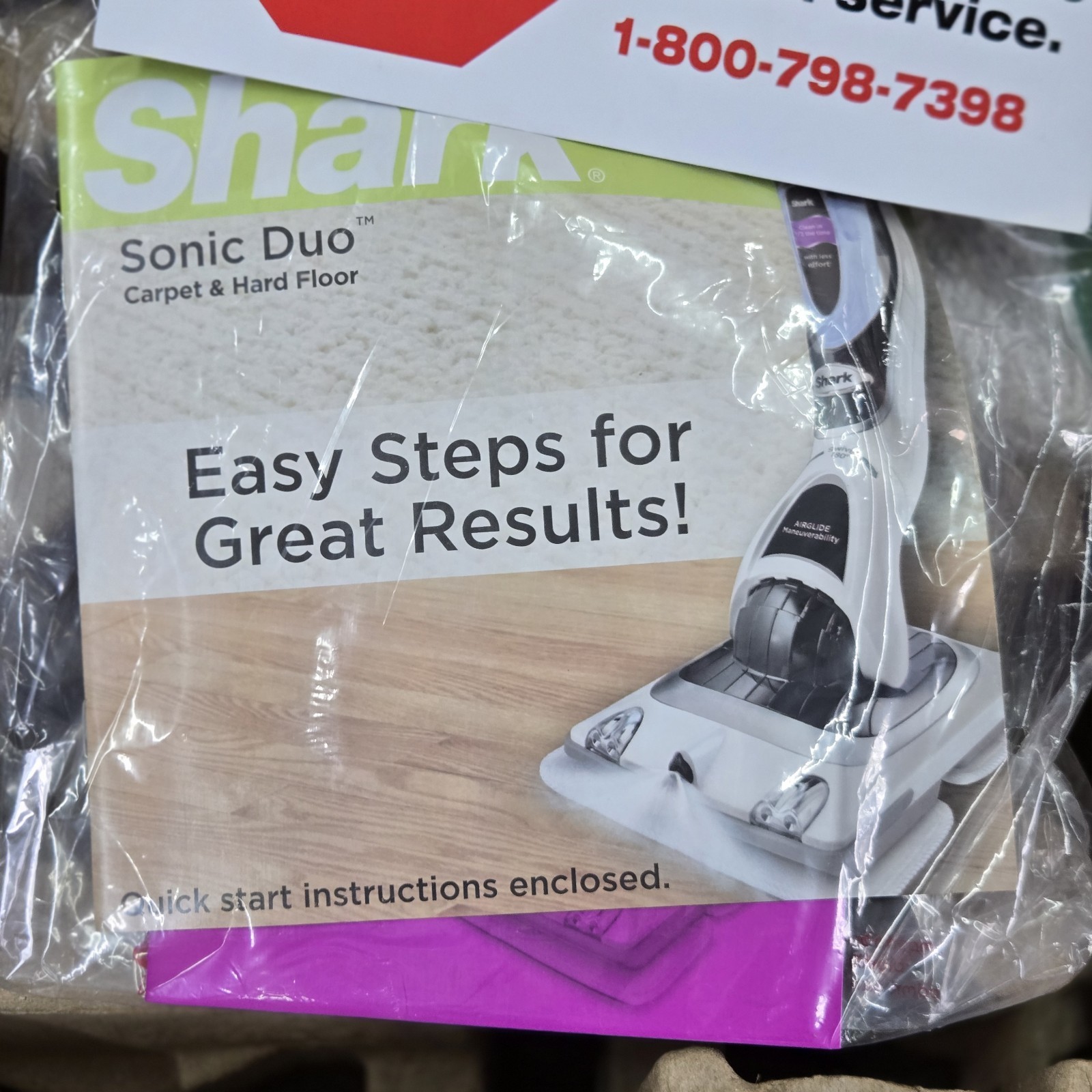 Shark Sonic Duo Multi-Surface Carpet & Hardwood Floor Cleaning System ...