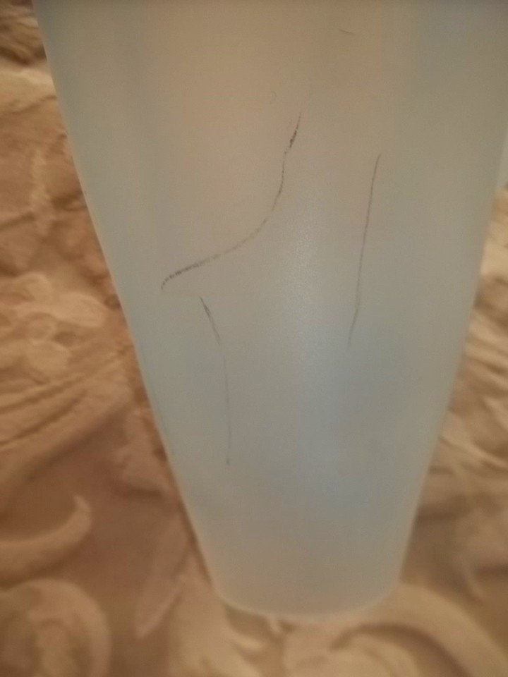 Vintage Calla Lily Blue Flower Table Lamp Cameo Creations Harris Marcus ...